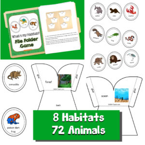 What's my Habitat? Animal File Folder Game - My Teaching Library ...