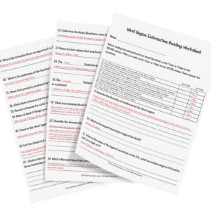 West Region U.S. Geography | Informational Text & Worksheets Unit - My ...
