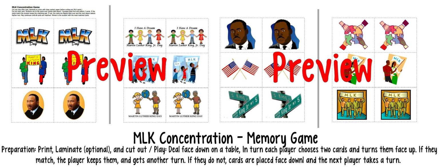 Martin Luther King, Jr Game - My Teaching Library | MyTeachingLibrary.com