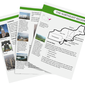 Regions of the U.S. - Northeast Region - My Teaching Library ...