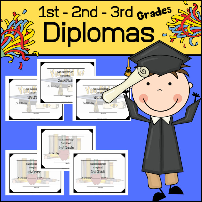 Graduation Diplomas | End of Year - My Teaching Library ...