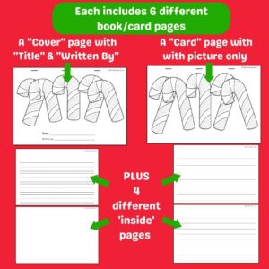 Christmas Templates for Mini Books and Cards | Student Publishing - My ...