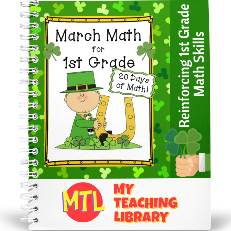 March Math Tasks Cards - My Teaching Library | MyTeachingLibrary.com