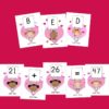 Number and Letter Flashcards | Valentine Themed - My Teaching Library ...
