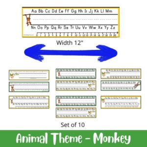 Monkey Desk Topper | Name Plate - My Teaching Library ...
