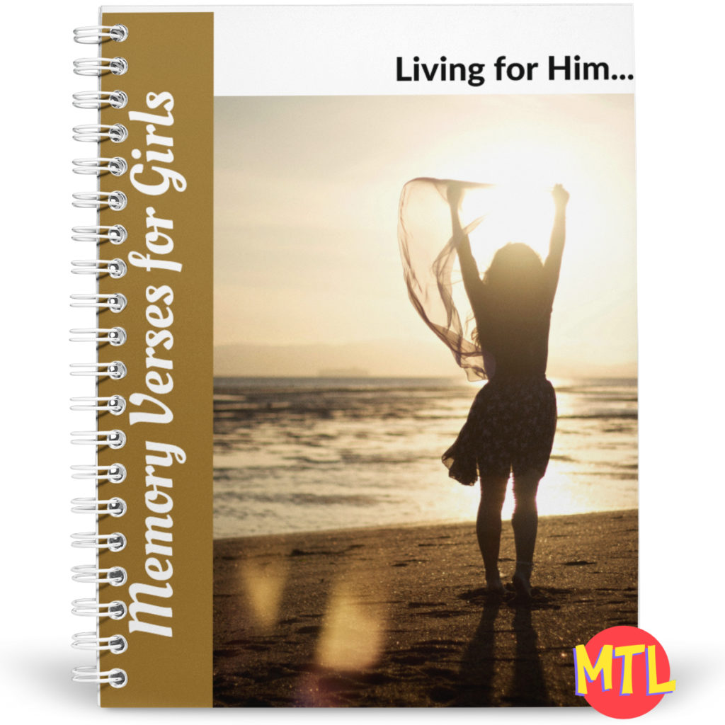 Memory Verses for Girls - My Teaching Library | MyTeachingLibrary.com