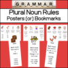 Plural Noun Rules | Posters or Bookmarks - My Teaching Library ...