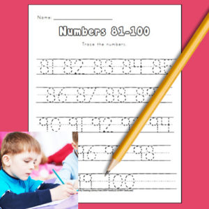 Tracing Numbers 1-120 - My Teaching Library | MyTeachingLibrary.com