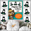 Pilgrim Hat Letters A-Z | Thanksgiving - My Teaching Library ...