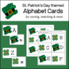 Alphabet Flash Cards | St. Patrick's Day themed - My Teaching Library ...