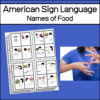 American Sign Language – Food Related | ASL - My Teaching Library ...