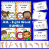 ASL Sight Word Flash Cards | American Sign Language - My Teaching ...