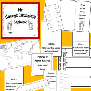 Roman Numerals Lapbook Project - My Teaching Library ...
