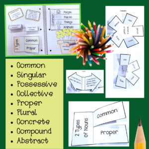 Types of Nouns | Interactive Notebook or Lapbook - My Teaching Library ...