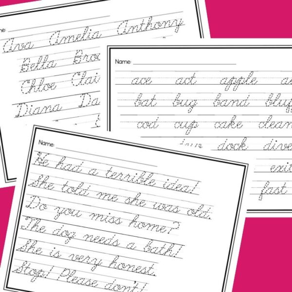 Cursive Handwriting A-Z | Complete - My Teaching Library ...