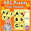 ABC Puzzles | Fall Themed - Self Checking - My Teaching Library ...