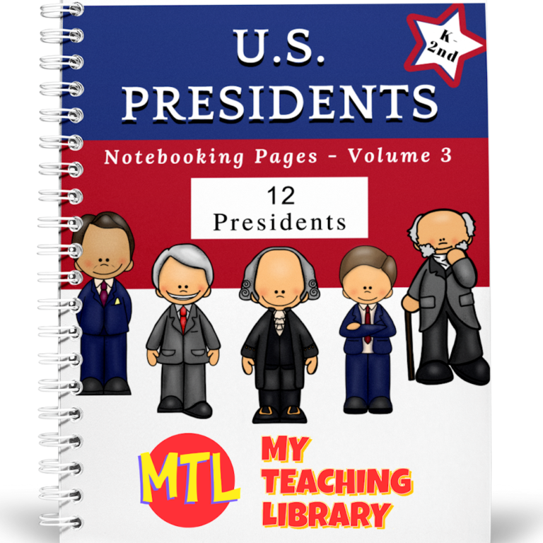 US Presidents Fact Cards - My Teaching Library | CHSH-Teach LLC