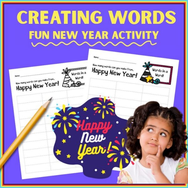 Creating Words | New Year Activity - My Teaching Library ...