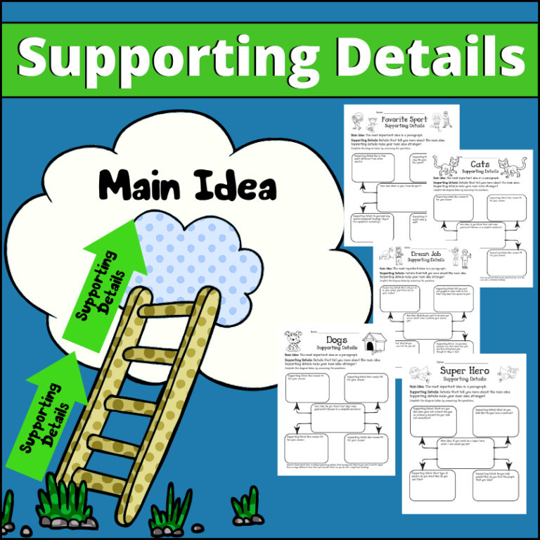 Supporting Details - My Teaching Library | MyTeachingLibrary.com