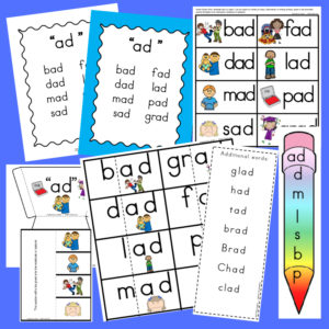 CVC -ad Word family | Interactive Phonics - My Teaching Library ...