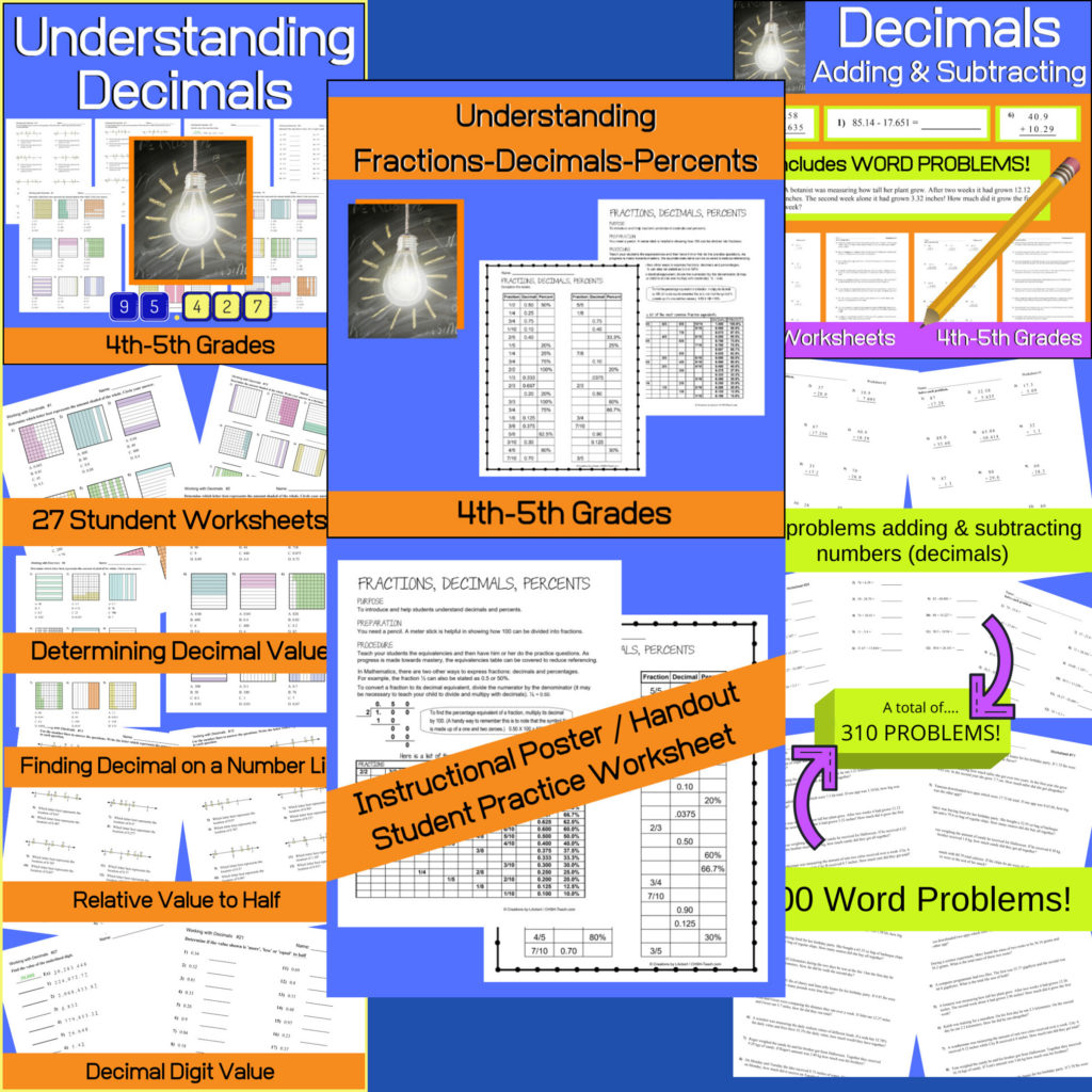 Decimal Bundle | 4th-5th Grade Math - My Teaching Library ...