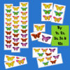 Math Visuals - Manipulatives Bundle | Butterfly Themed - My Teaching ...