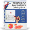 Preschool Coloring Book | Color Words - My Teaching Library ...