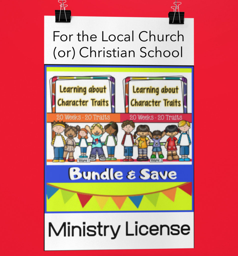 Teaching Character Traits | MINISTRY BUNDLE - My Teaching Library ...