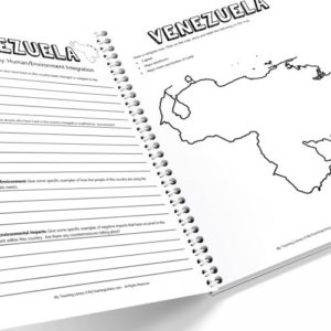 Geography Notebooking | South American Bundle - My Teaching Library ...