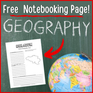 Belgium Country Study Notebooking Freebie - My Teaching Library ...
