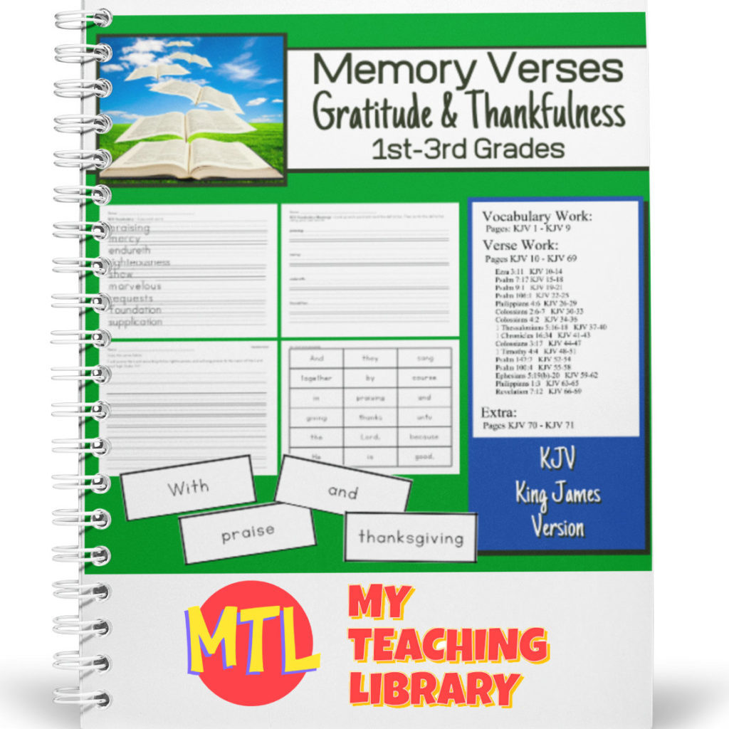 Thanksgiving Archives - My Teaching Library | MyTeachingLibrary.com