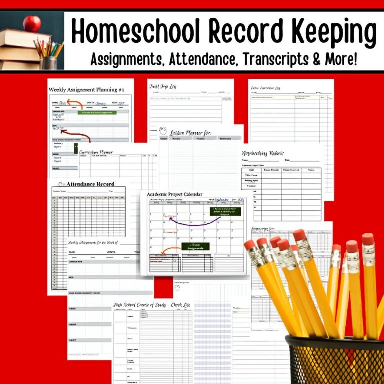 Homeschool Record Keeping - My Teaching Library | MyTeachingLibrary.com