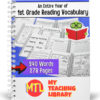 1st Grade Reading Vocabulary | Complete - My Teaching Library ...