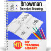 How to Draw a Snowman | Directed Drawing - My Teaching Library ...