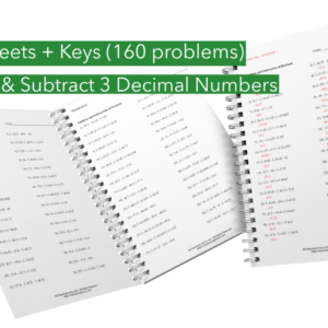 Pre-Algebra | Adding and Subtracting Decimals 2 - My Teaching Library ...