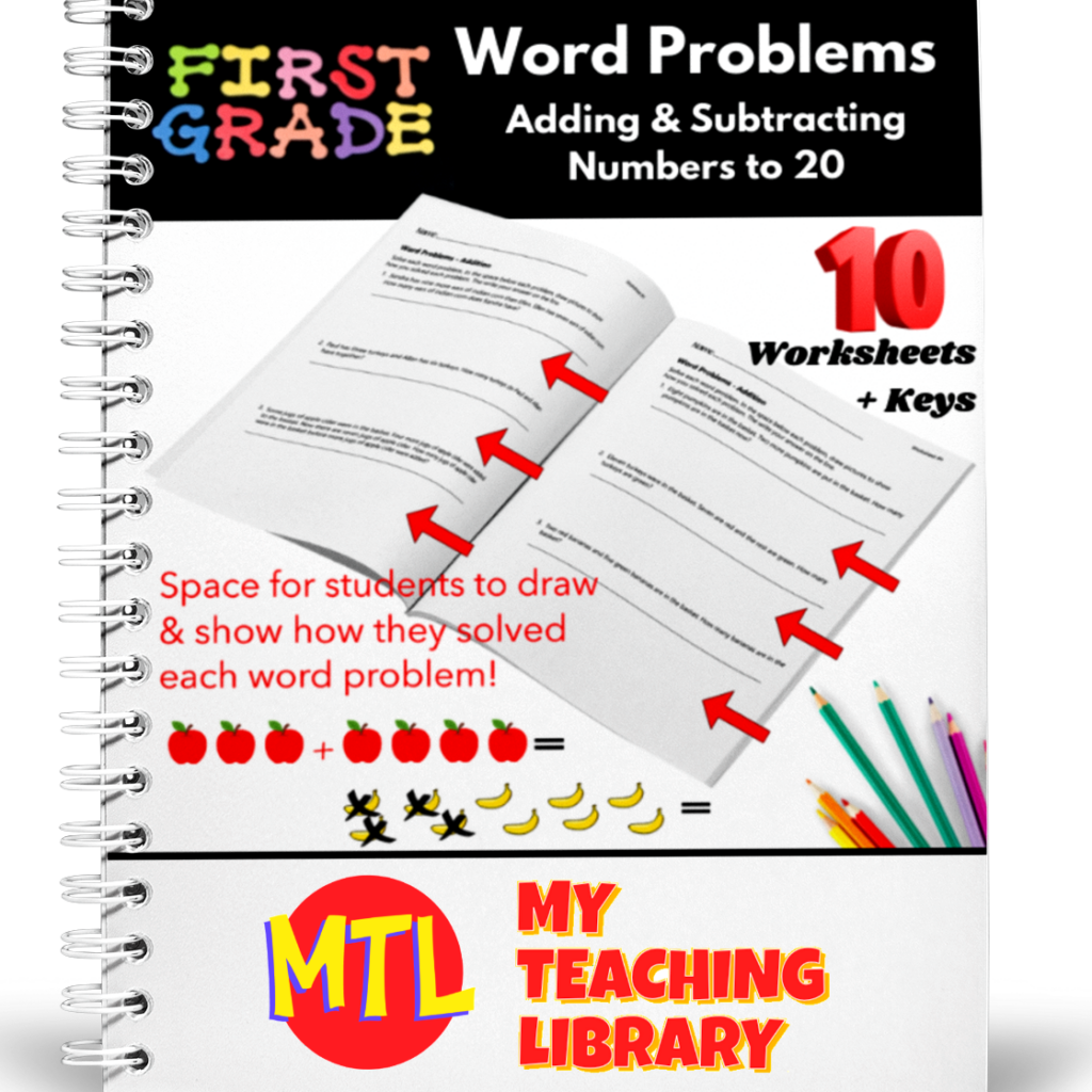 Addition And Subtraction Word Problems Numbers To 20 My Teaching