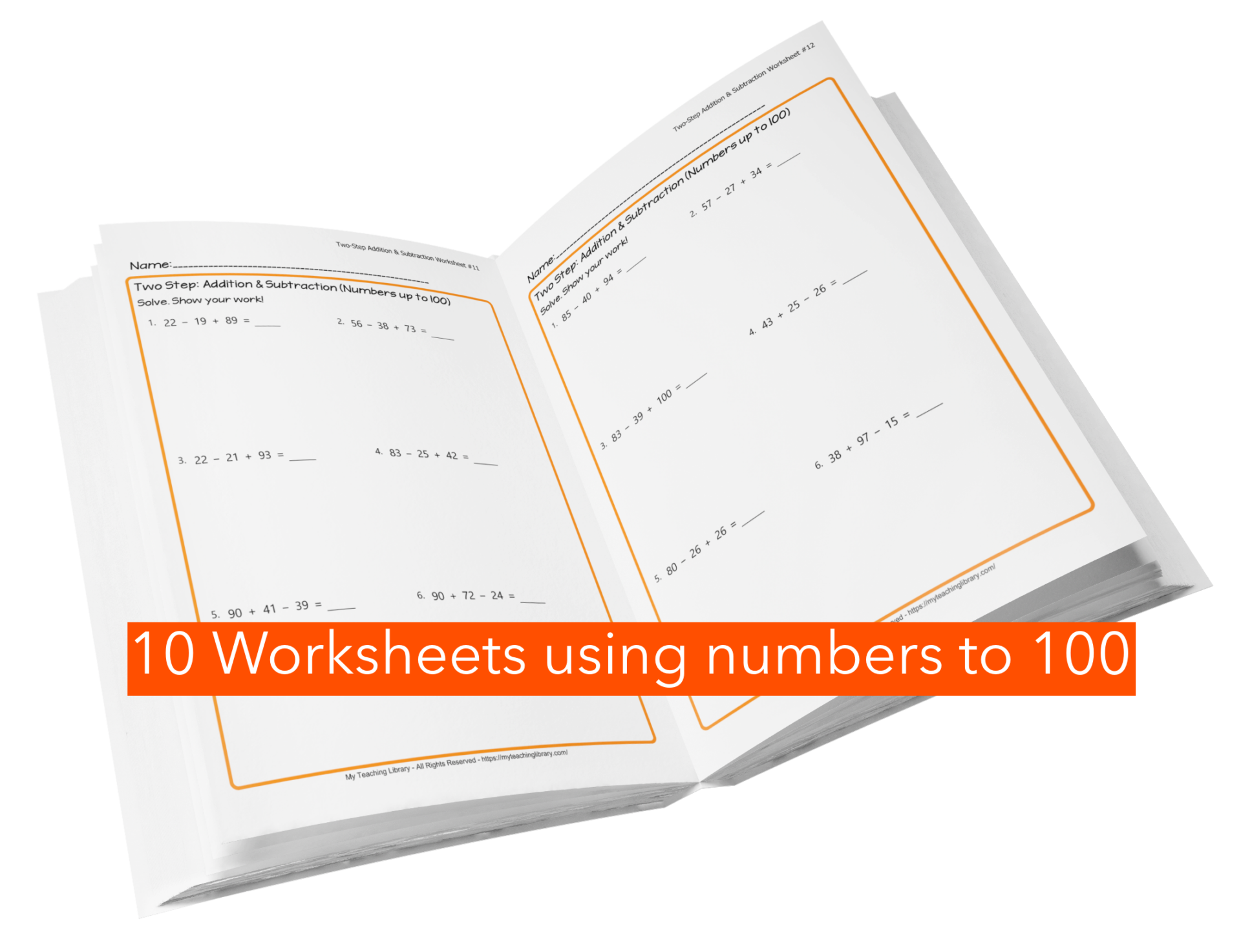 Two Step Addition And Subtraction My Teaching Library