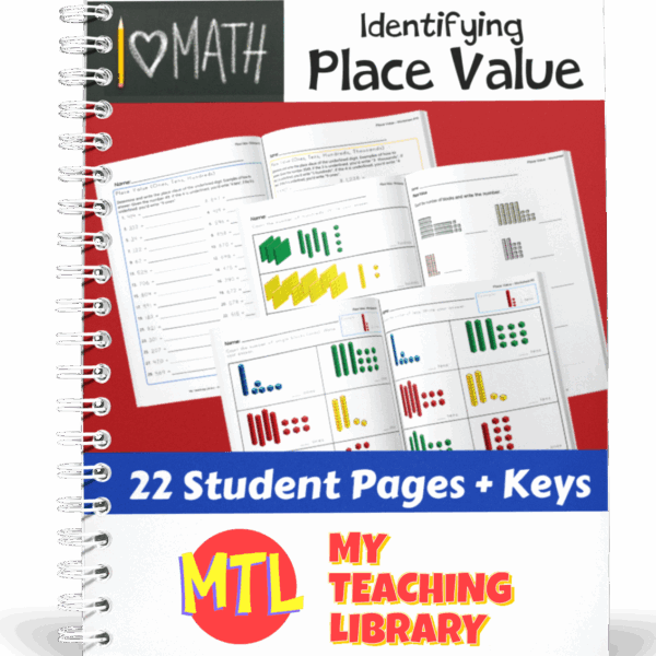 Identifying Place Value - My Teaching Library | MyTeachingLibrary.com