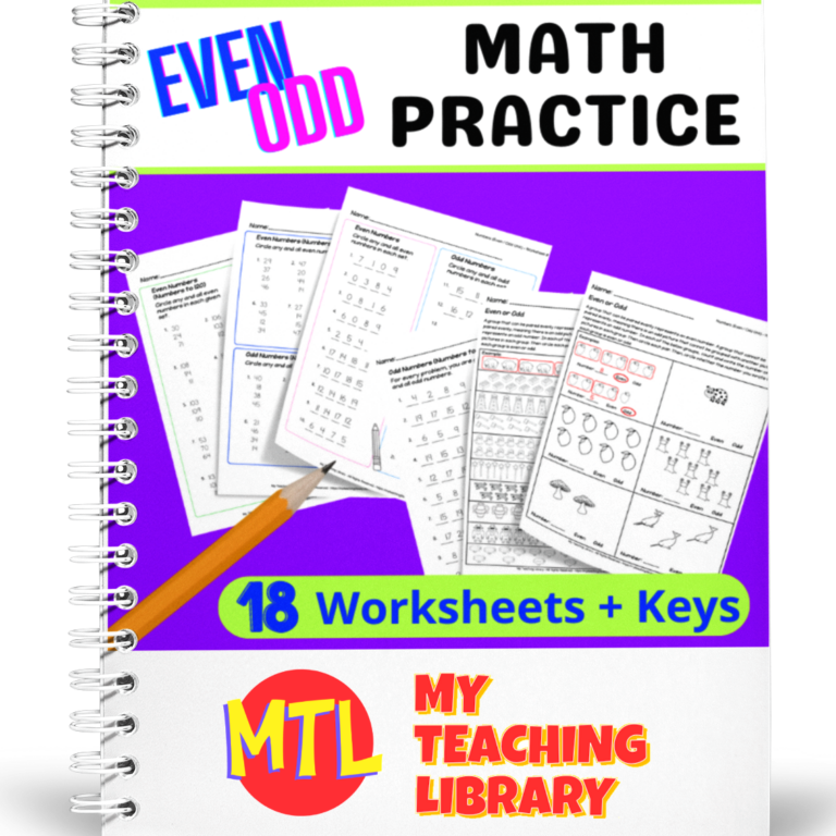 Even and Odd Numbers - My Teaching Library | MyTeachingLibrary.com