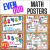 Math Posters | Even - Odd Numbers - My Teaching Library ...