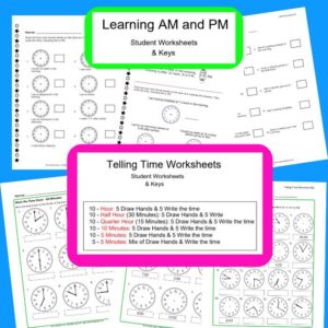 Telling Time MEGA Unit | 1st-3rd Grades - My Teaching Library ...