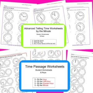 Telling Time MEGA Unit | 1st-3rd Grades - My Teaching Library ...