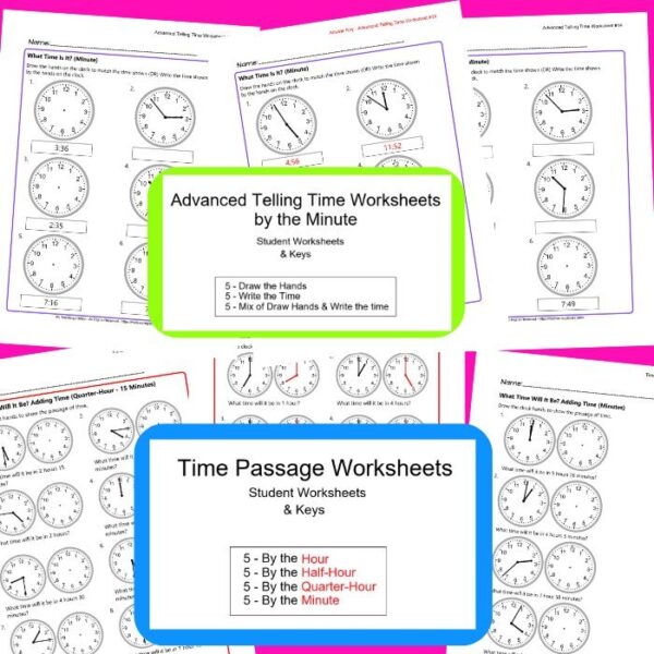 Telling Time MEGA Unit | 1st-3rd Grades - My Teaching Library ...