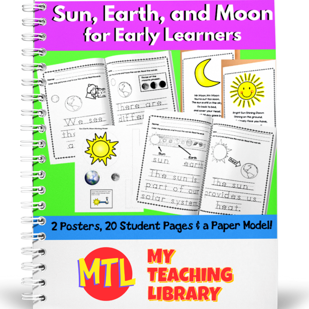 Sun, Earth and Moon | Science for Early Learners - My Teaching Library ...