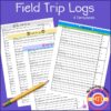 My Field Trip Record Logs - My Teaching Library | MyTeachingLibrary.com