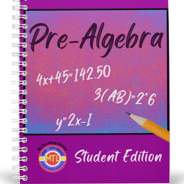 Pre-Algebra | Middle School – Student Edition - My Teaching Library ...