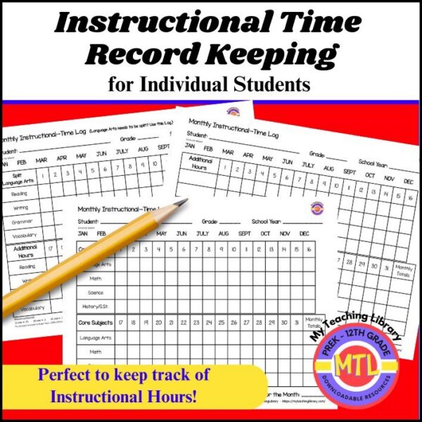 Instructional Time Record Keeping - My Teaching Library ...