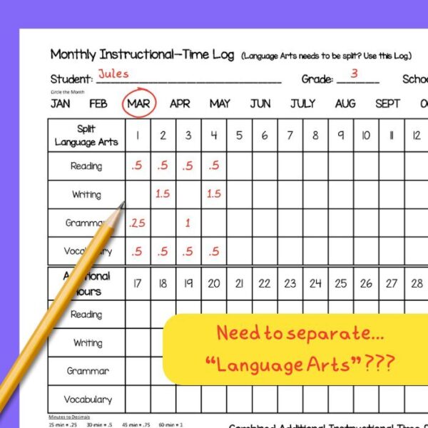 Instructional Time Record Keeping - My Teaching Library ...