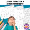 Letter Formation and Sound Worksheets - My Teaching Library ...