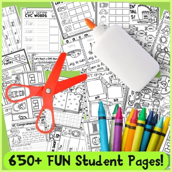 Learn to Read | CVC BUNDLE - My Teaching Library | MyTeachingLibrary.com